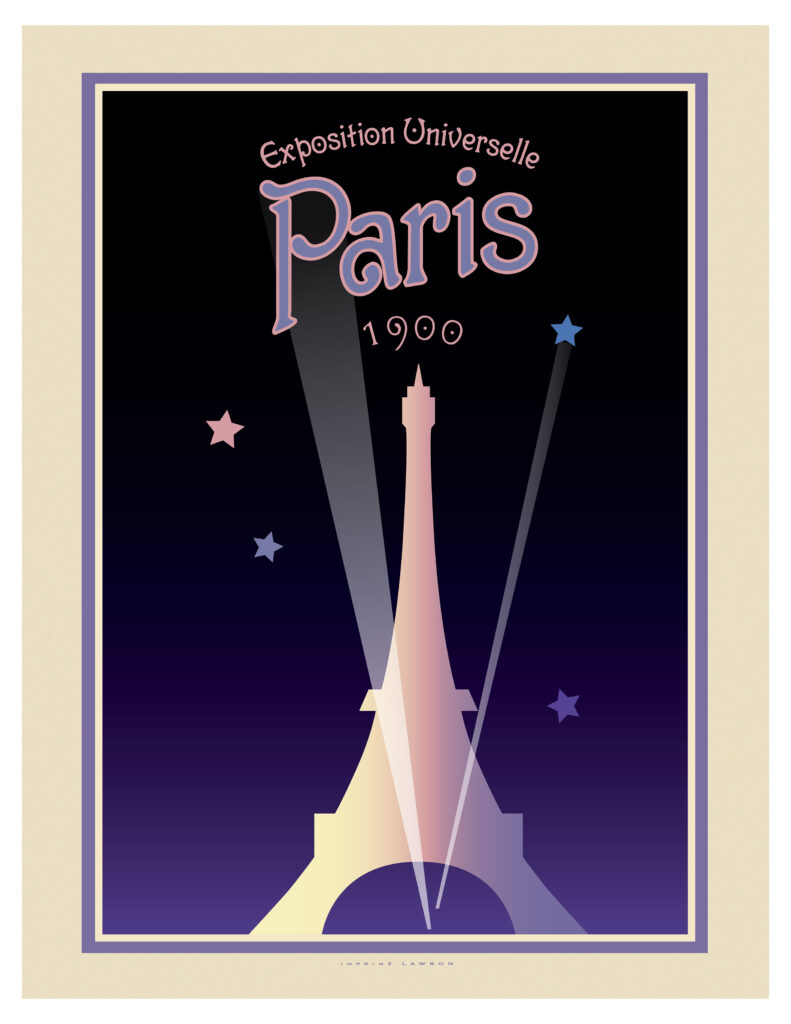 1900 Paris World Fair Poster – Lawson Design